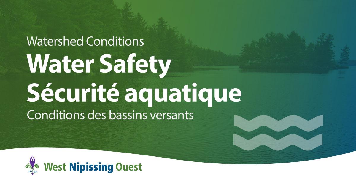 MNRF Watershed Conditions Statement - Water Safety - Sturgeon River ...